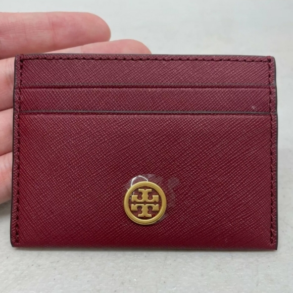 Tory Burch | Bags | Tory Burch Robinson Card Case Tinto | Poshmark